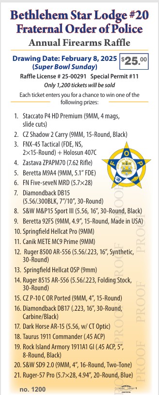 Bethlehem Star Lodge #20 | 3rd Annual